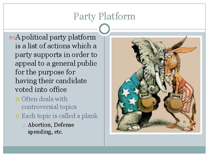 American Political Parties REPUBLICANS VS DEMOCRATS History Opposing