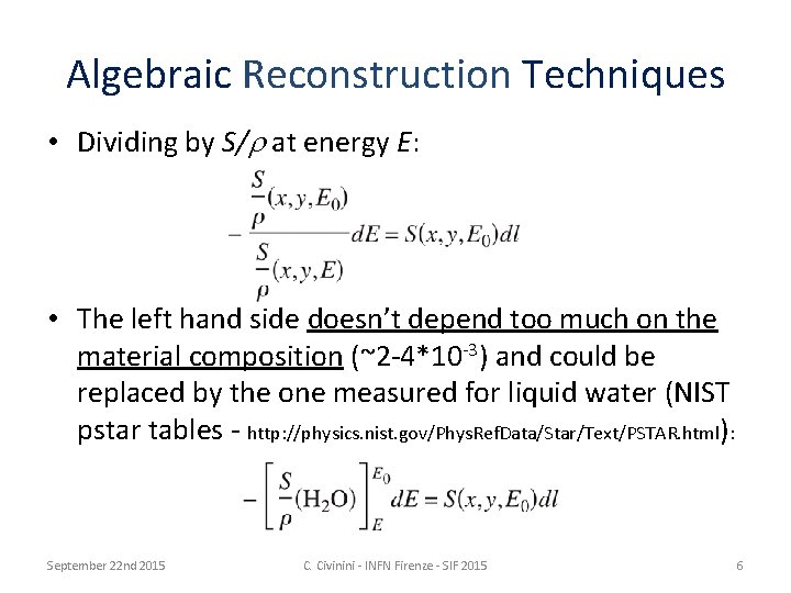 Algebraic reconstruction algorithms applied to proton computed tomography