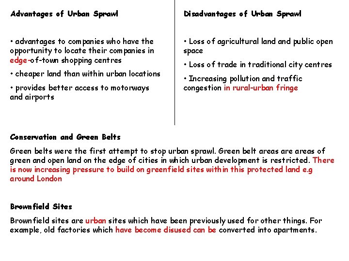 Settlement Site Size Function Urban morphology models of