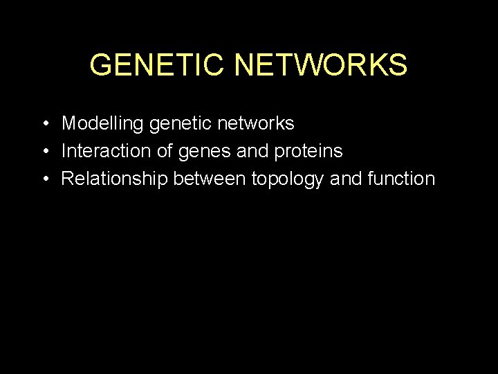 Analysis Of Genetic Networks Using Attributed Graph Matching