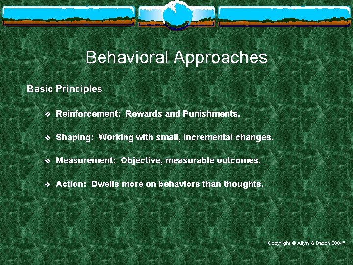 Theories of Counseling Behavioral Approaches Power Point produced