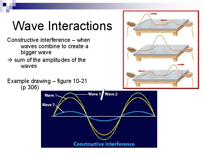 Wave Interactions and Behaviors Glencoe Chapter 10 Section