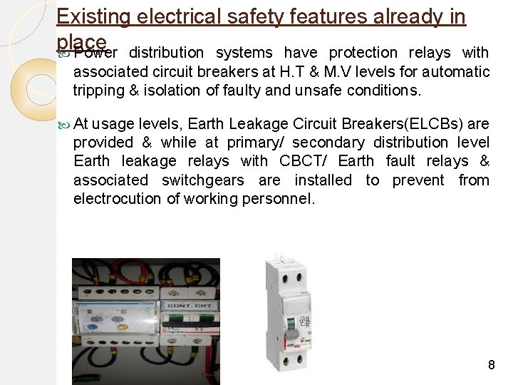 ELECTRICAL SAFETY a culture a habit not just