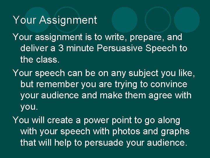 An Introduction to Public Speaking What is the