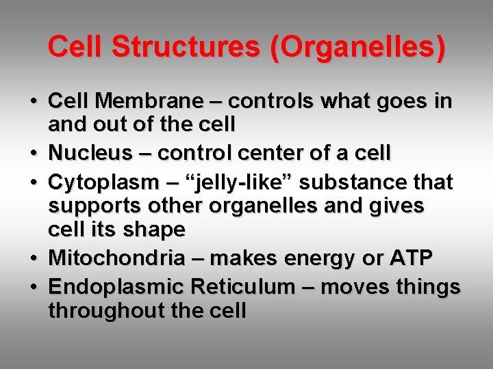 Biology Keystone Exam Review Powerpoint Characteristics of Life