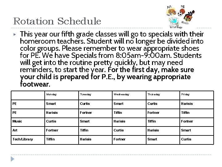 Welcome to the 2019 2020 School Year Be