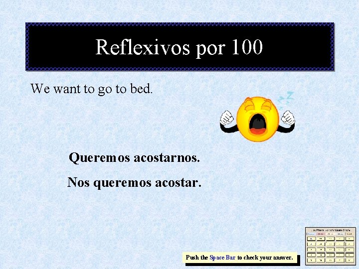 Repaso para el examen Ch 7 Reflexivos Verbos