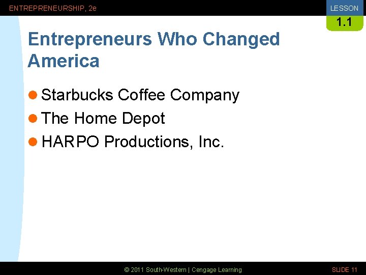 LESSON 1 1 ALL ABOUT ENTREPRENEURSHIP GOALS l