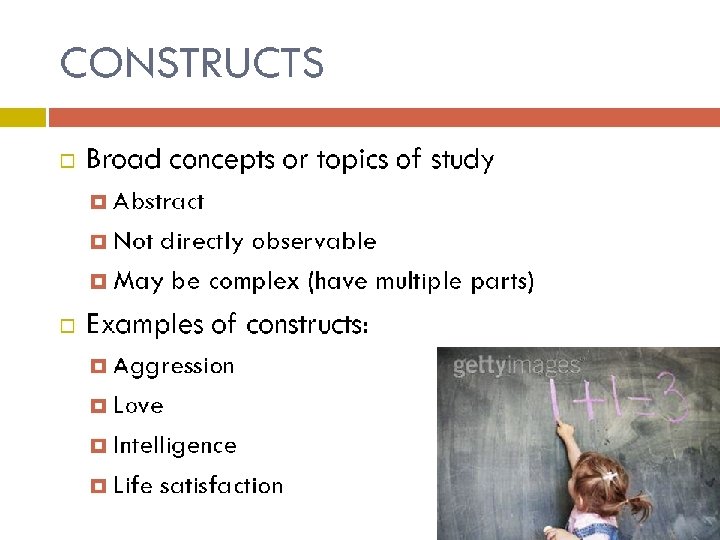 Research problems and questions operationalization constructs concepts variables