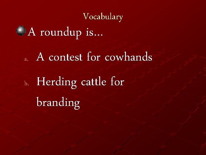 Coyote School News Practice Quiz Vocabulary A roundup
