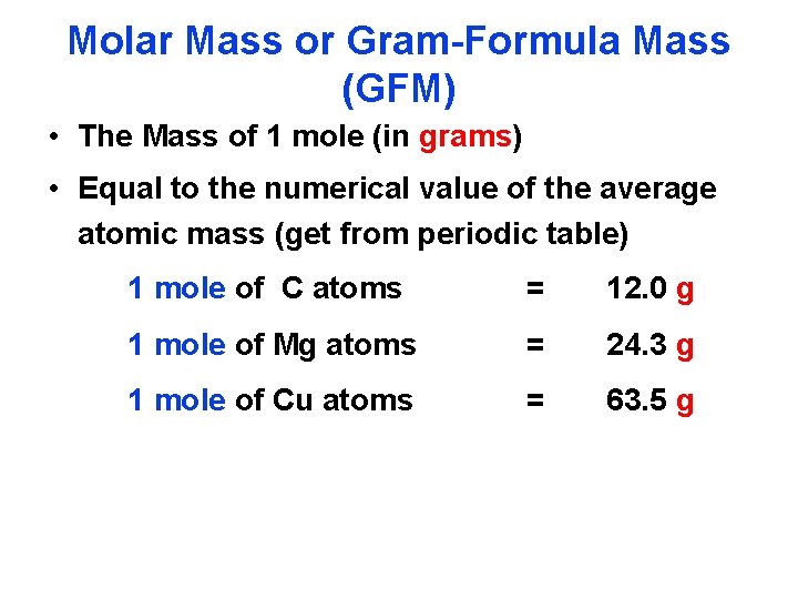 The Basics of Stoichiometry and Mole Calculations References