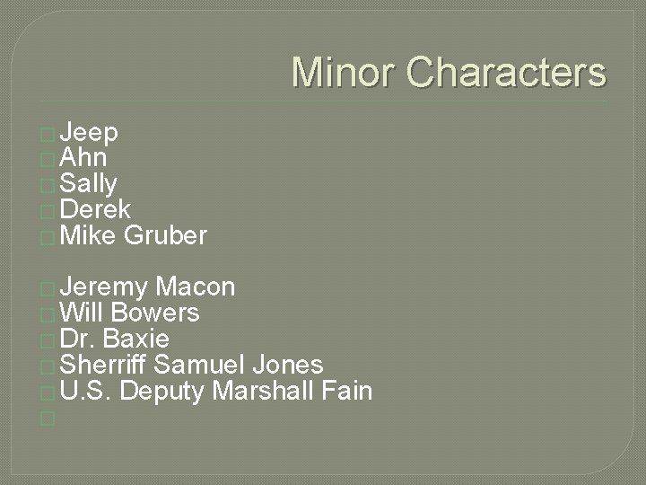 Steal Away Home By Lois Ruby Major Characters