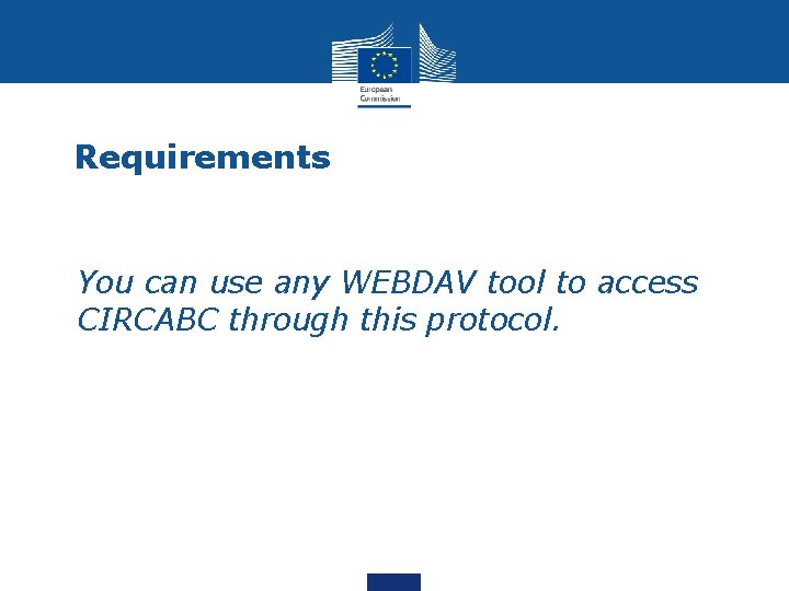 CIRCABC How to use WEBDAV in CIRCABC Pierre