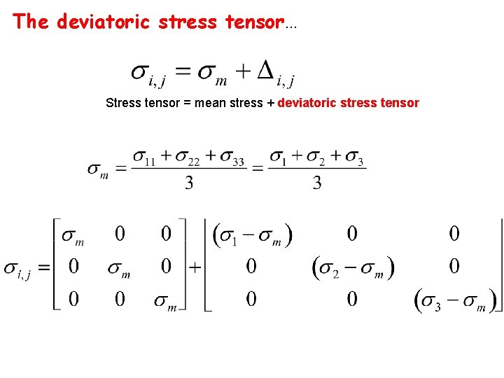 IV Basics of continuum mechanics Stress Reading Suppe