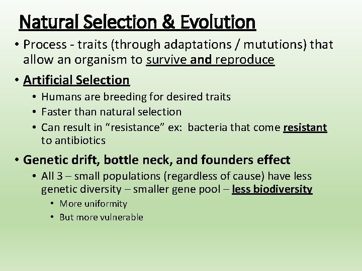 Biodiversity Test Review Biodiversity Why important Importance of