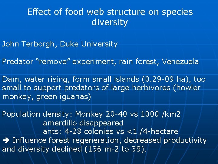 BIOL 4120 Principles of Ecology Lecture 15 Community