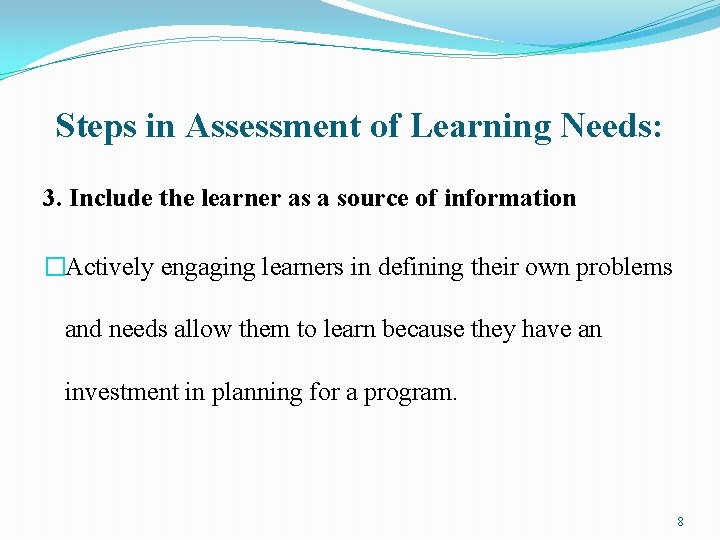 Health Education Process Abeer Shaheen Outline Process of