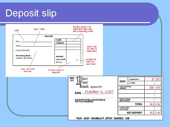 Check Writing All About Checks What is a