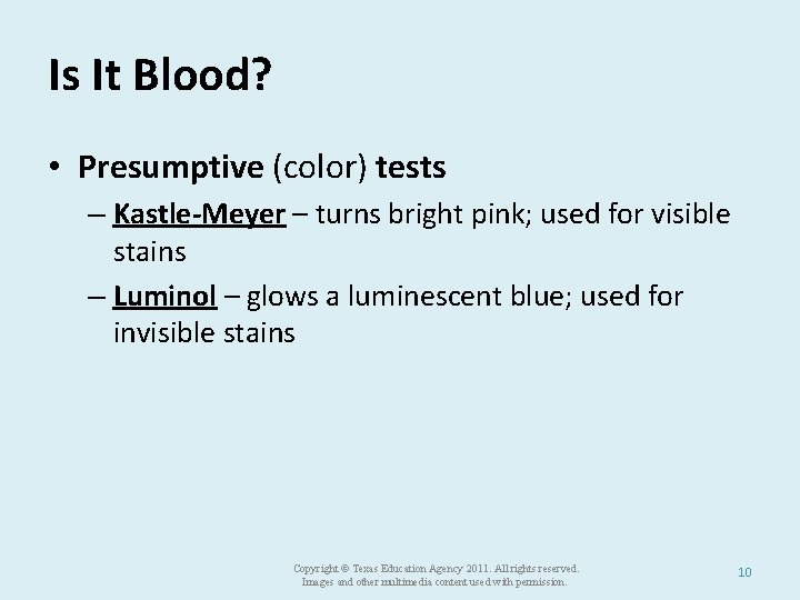 Forensic Serology Forensic Science The Composition of Blood