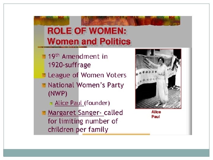 CHANGES IN AMERICAN SOCIETY 22 2 PROHIBITION During