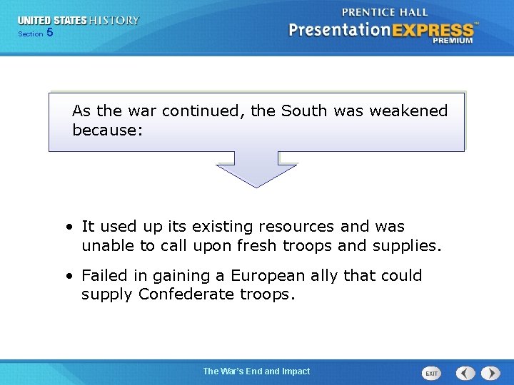 Chapter Section 5 25 Section 1 Objectives Analyze