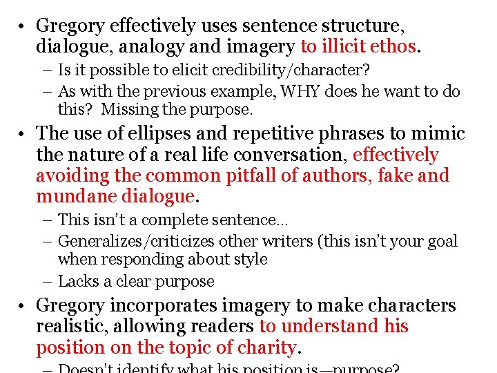 Class Critique Shame by Dick Gregory Student Samples