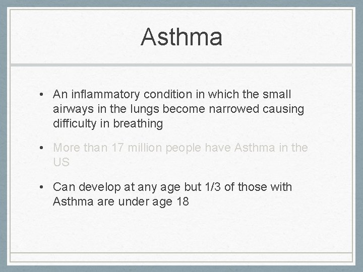 Allergies Asthma Diabetes and Arthritis Allergies Allergy specific