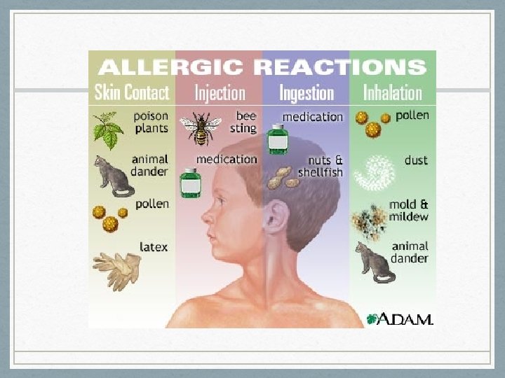 Allergies Asthma Diabetes and Arthritis Allergies Allergy specific