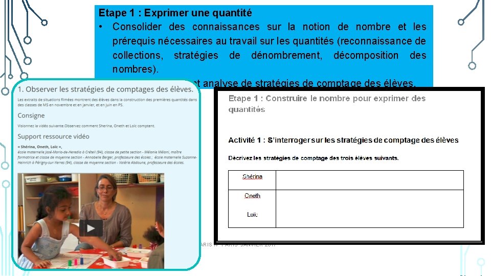 1 2 3 CONSTRUIRE LE NOMBRE EN MATERNELLE