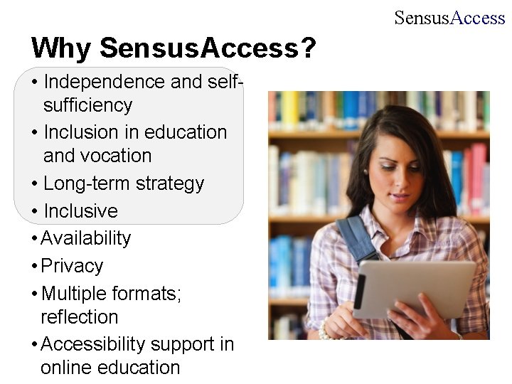 Sensus Access LMS LTI Improving accessibility to instructional