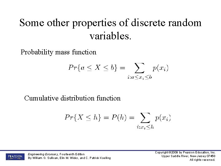 Engineering Economy Chapter 12 Probabilistic Risk Analysis Engineering