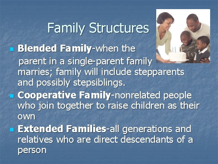 Unit 1 Describing Family and Its Future Parenting