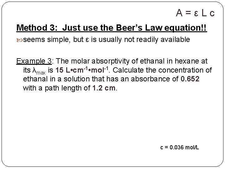 Introduction to Spectrophotometry Beers Law AP Chemistry Introduction