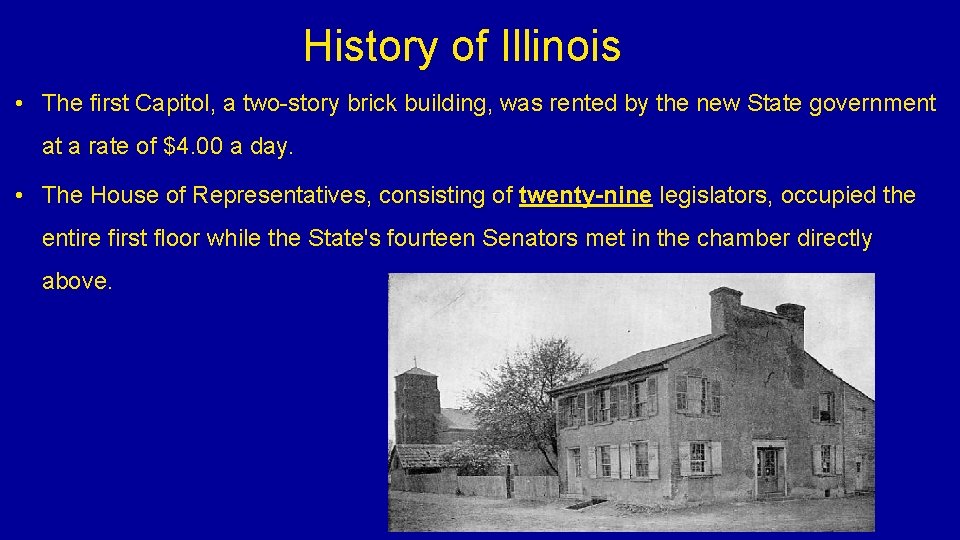History Illinois was discovered in 1673 by Joliet