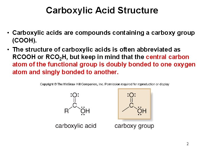 Organic Chemistry Carboxylic acid Prepared by Layne A