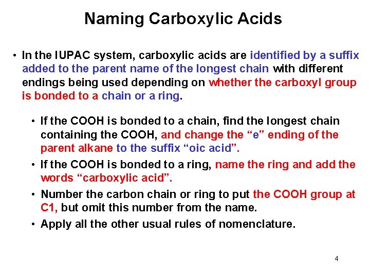 Organic Chemistry Carboxylic acid Prepared by Layne A