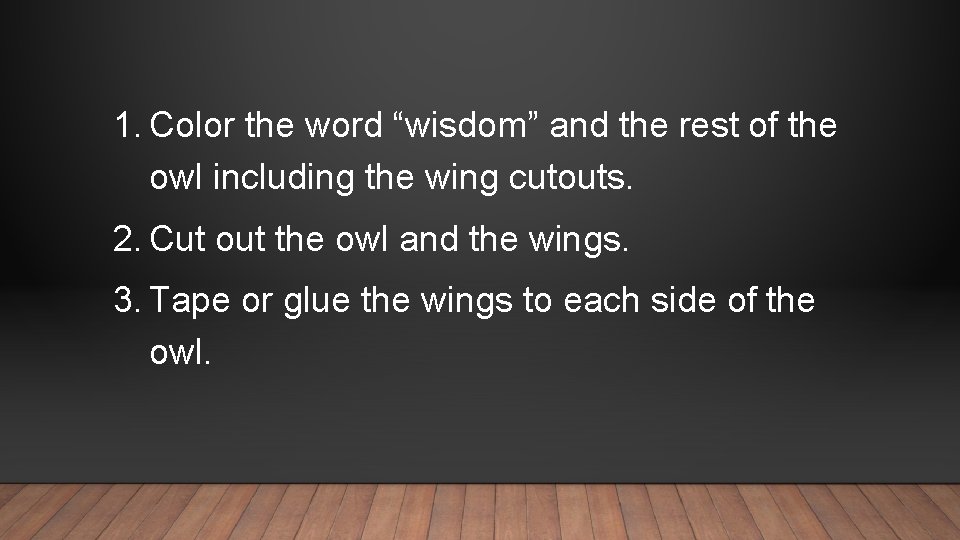 WISE UP PROVERBS 1 1 33 WARM UP