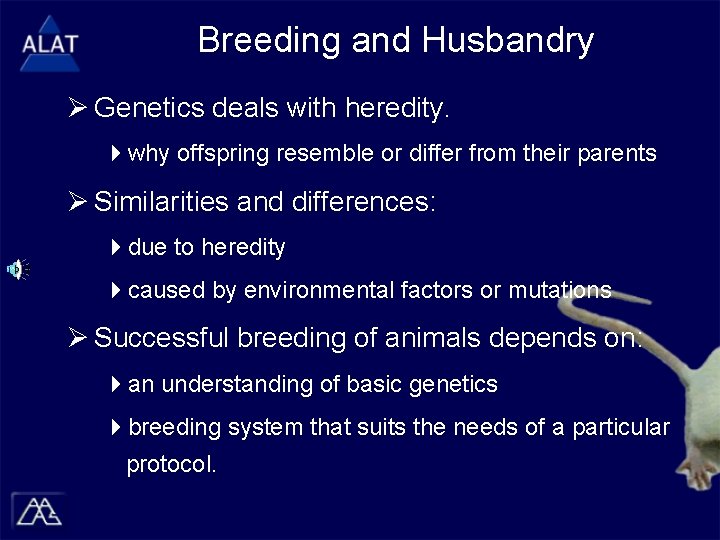 Chapter Seven Heredity and Breeding ALAT Presentations Study