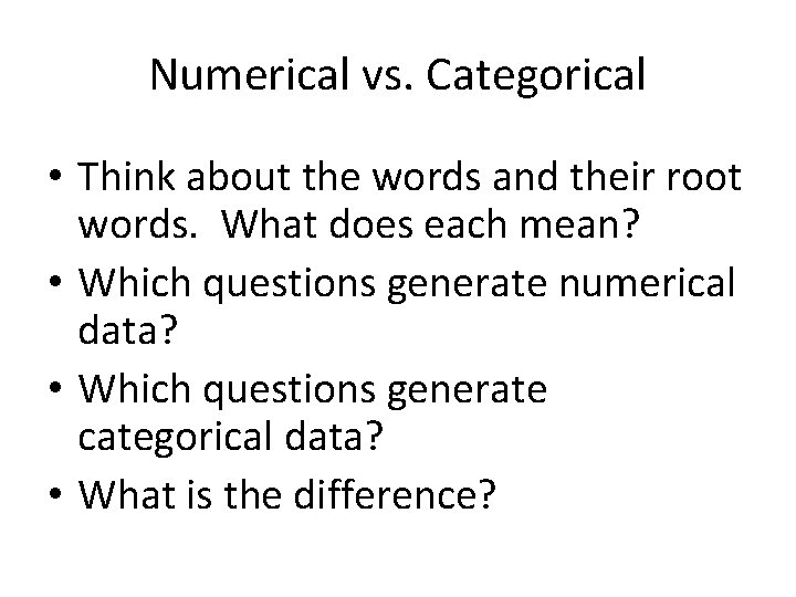 Unit 5 Statistics and Probability 6 SP Statistical