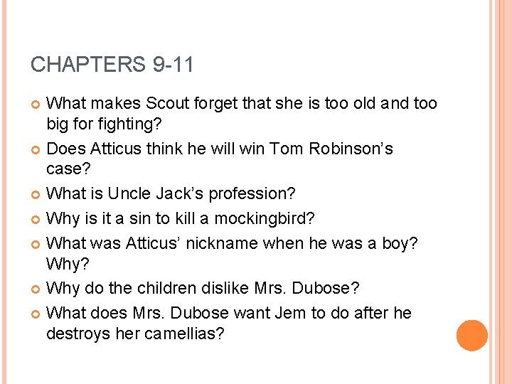 TO KILL A MOCKINGBIRD BY HARPER LEE Bult