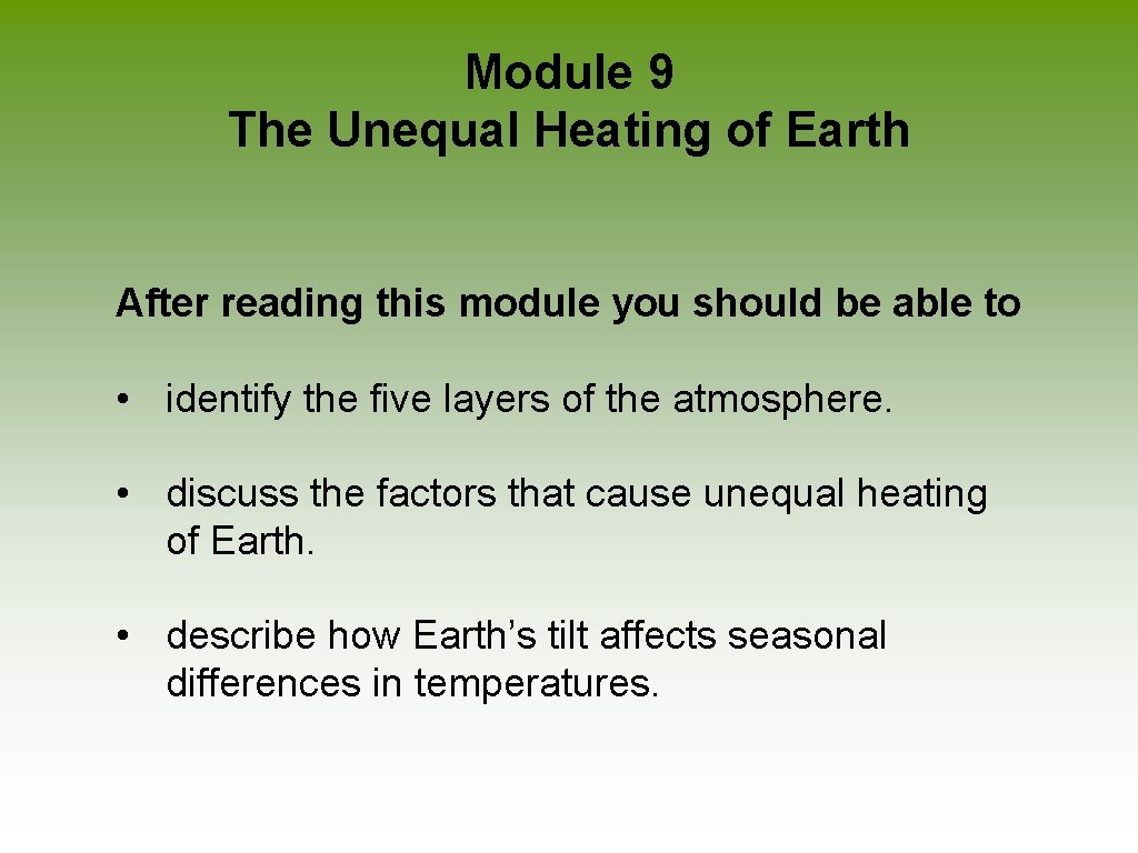 Chapter 4 Global Climates and Biomes Friedland Relyea