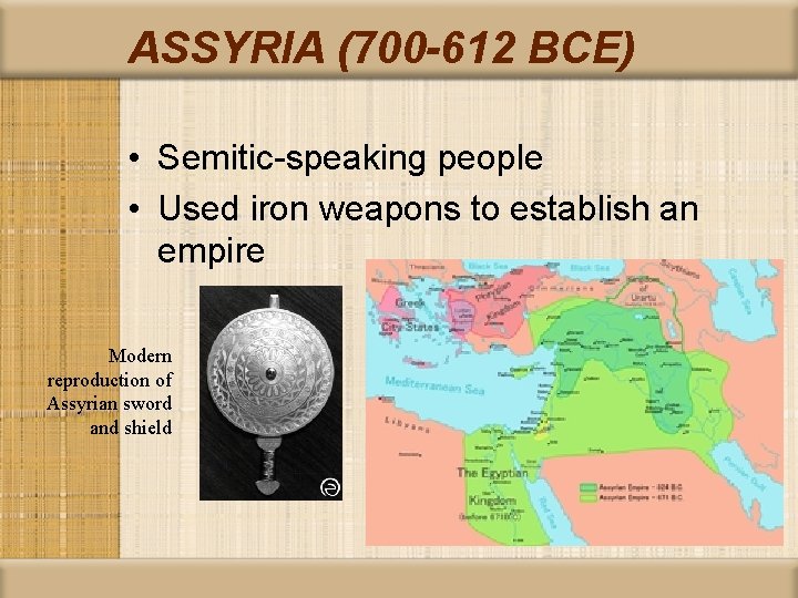 Assyrian warship THE ASSYRIAN 700 612 BCE AND