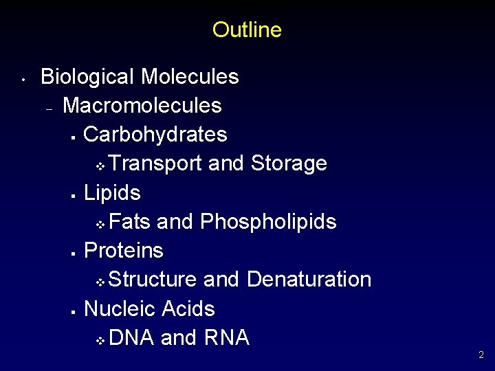 The Chemical Building Blocks of Life Chapter 3
