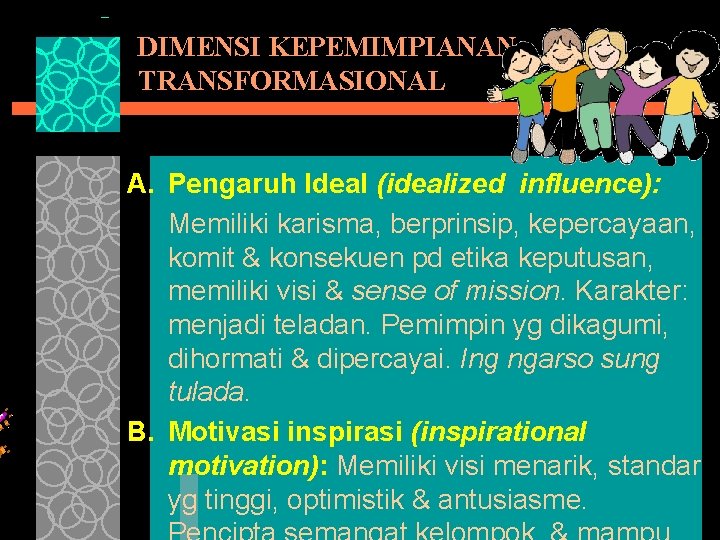 KEPEMIMPINAN TRANSFORMASIONAL PEMIMPIN JEMAAT BELAJAR DARI YESUS KRISTUS