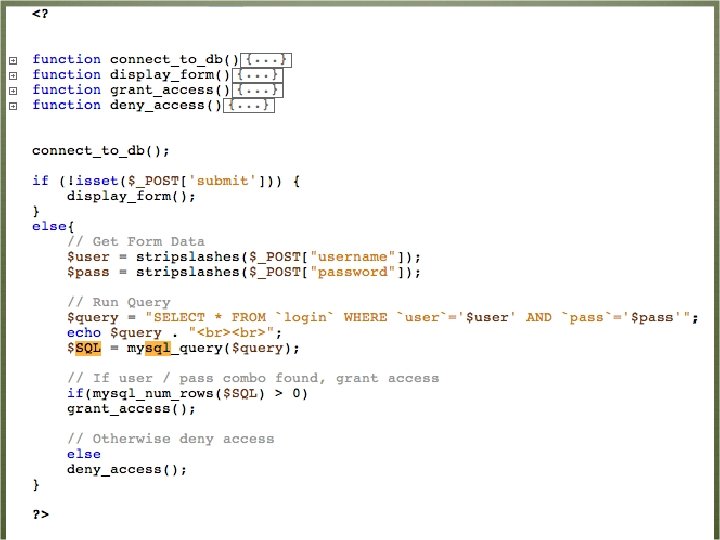 SQL Injection Timmothy Boyd CSE 7330 Introduction v