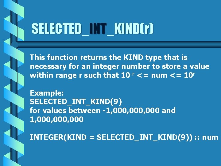 Other data types Standard type sizes b Most