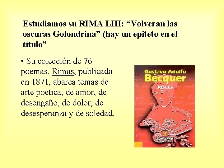 Rima LIII 53 de Gustavo Adolfo Bcquer Espaa