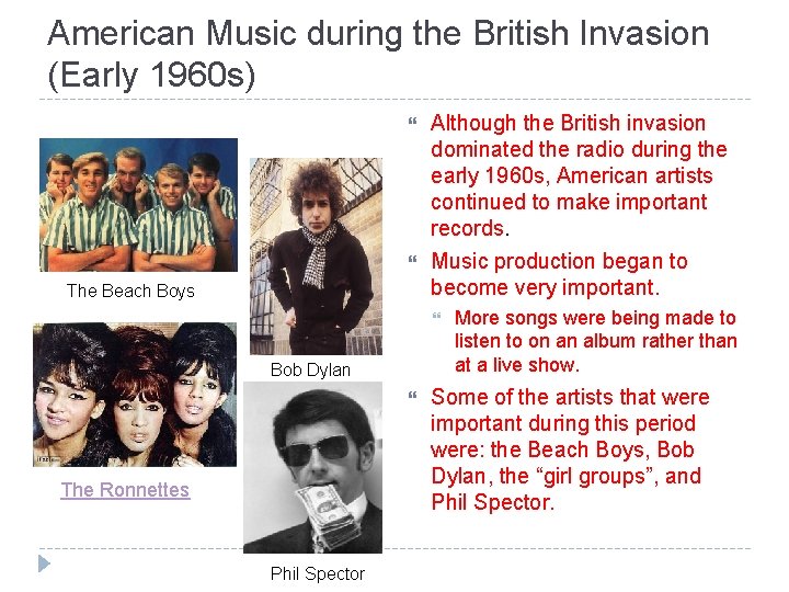 History of Rock Intersession 2013 The Beginning Rock