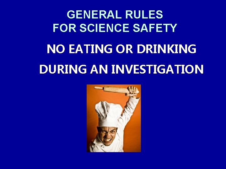 Safety in the Science Lab MCPS Middle Schools