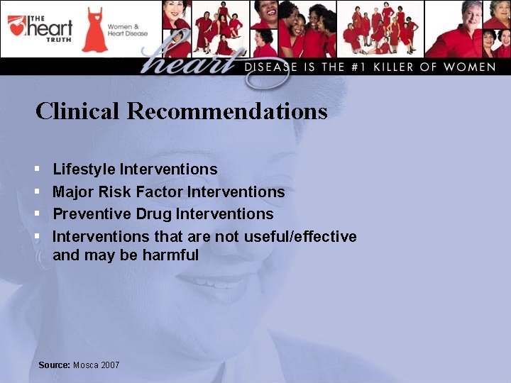 Cardiovascular Disease In Women Module Vii Evidencebased Guidelines